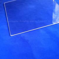 China UV High Light Transmission Corrosion Resistant Square Quartz Glass Sheet for sale