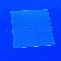 China UV High Light Transmission Corrosion Resistant Square Quartz Glass Sheet for sale