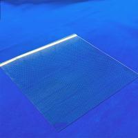 China High Purity High Temperature UV Window Laser Perforated Fused Quartz Glass Plate for sale