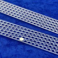 China High Purity High Temperature UV Window Laser Perforated Fused Quartz Glass Plate for sale