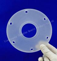 China Custom High Quality Opaque Frosted Quartz Sheet High Temperature Resistant for sale