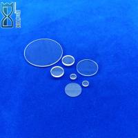 China High Light Transmittance Ultraviolet Quartz Glass Disc for sale