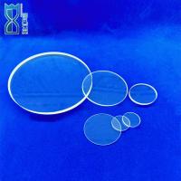 China High Light Transmittance Ultraviolet Quartz Glass Disc for sale