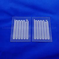 China Factory Custom Slotted Quartz Glass Sheet High Temperature Resistance for sale