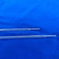 China High Transmittance 1100℃ Working Temperature 99.99% SiO2 Purity Quartz Glass Tube for Semiconductor and Optical Applications for sale