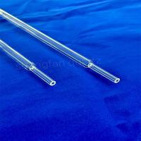 China High Transmittance 1100℃ Working Temperature 99.99% SiO2 Purity Quartz Glass Tube for Semiconductor and Optical Applications for sale