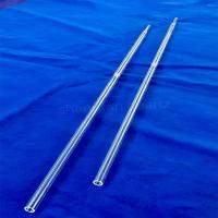 China High Transmittance 1100℃ Working Temperature 99.99% SiO2 Purity Quartz Glass Tube for Semiconductor and Optical Applications for sale