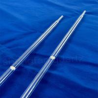 China High Transmittance 1100℃ Working Temperature 99.99% SiO2 Purity Quartz Glass Tube for Semiconductor and Optical Applications for sale
