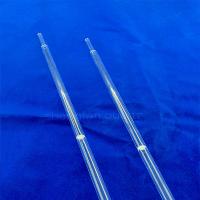 China High Transmittance 1100℃ Working Temperature 99.99% SiO2 Purity Quartz Glass Tube for Semiconductor and Optical Applications for sale