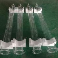 China Manufacture Custom High Temperature Resistance Large Diameter Corrosion Resistant Fused Quartz Glass Tube for sale