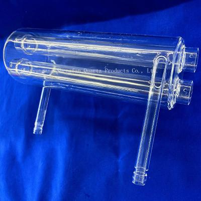 China High Purity SIO2 99.99% Quartz Glass Tube with 1100℃ Working Temperature and Clear Transparent for Laboratory Use for sale