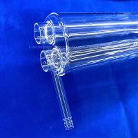 China High Purity SIO2 99.99% Quartz Glass Tube with 1100℃ Working Temperature and Clear Transparent for Laboratory Use for sale