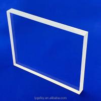 China High Temperature Resistance Custom Uv Thick Quartz Glass Round Piece Square Piece for sale