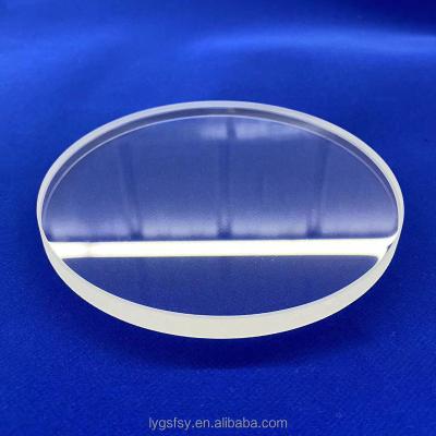 China High Temperature Resistance Custom Uv Thick Quartz Glass Round Piece Square Piece for sale