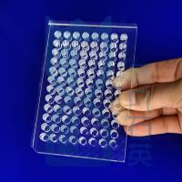 China Heat Resistant Fused Silica Quartz Glass Plate Drilled Hole Clear Quartz Plate for sale