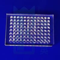 China Heat Resistant Fused Silica Quartz Glass Plate Drilled Hole Clear Quartz Plate for sale