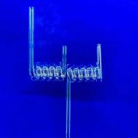 China Factory Custom High Temperature Resistant Transparent Quartz Spiral Pipe for sale