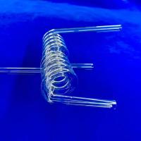 China Factory Custom High Temperature Resistant Transparent Quartz Spiral Pipe for sale