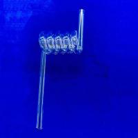 China Factory Custom High Temperature Resistant Transparent Quartz Spiral Pipe for sale