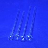 China Factory Custom High Temperature Resistant Transparent Quartz Spherical Tube for sale