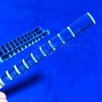China CNC Finish Quartz Glass Rod Milling Optical Cylinder Clear Fused For Solar Semiconductor for sale
