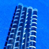China CNC Finish Quartz Glass Rod Milling Optical Cylinder Clear Fused For Solar Semiconductor for sale