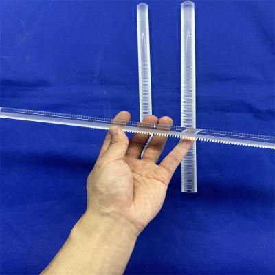China CNC Finish Quartz Glass Rod Milling Optical Cylinder Clear Fused For Solar Semiconductor for sale