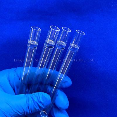 China Chinese Manufacturer Custom Laboratory High Temperature Resistant Quartz Glass Tube for sale