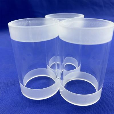 China Factory Custom High Temperature Resistant Grinding Quartz Tube for sale