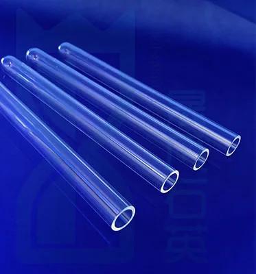 China Factory Custom High Temperature Resistant Transparent Quartz Tube for sale