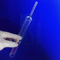 China Factory Custom High Temperature Welded Side Quartz Pipe for sale