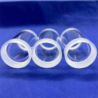 China Custom High Temperature And Corrosion Resistant Quartz Pipe With Grinding for sale