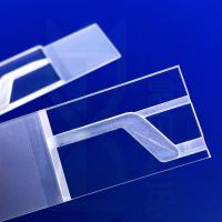 China Custom Cnc Optical Slotted Quartz Glass Panel Window Panels for sale