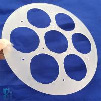 China CNC Custom High Temperature And Corrosion Resistant Semiconductor Quartz Chip Punch Sheet for sale