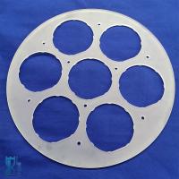 China CNC Custom High Temperature And Corrosion Resistant Semiconductor Quartz Chip Punch Sheet for sale