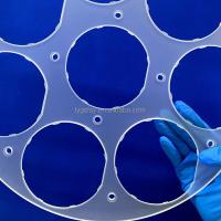 China CNC Custom High Temperature And Corrosion Resistant Semiconductor Quartz Chip Punch Sheet for sale