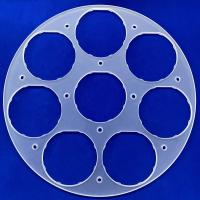 China CNC Custom High Temperature And Corrosion Resistant Semiconductor Quartz Chip Punch Sheet for sale