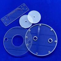 China CNC Custom High Temperature And Corrosion Resistant Semiconductor Quartz Chip Punch Sheet for sale
