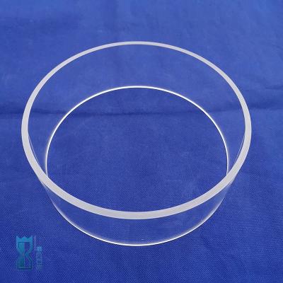 China Factory Custom High Temperature Resistant Major Diameter Quartz Tube for sale