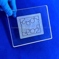 China Professional Custom High Temperature Resistance Slotted Quartz Sheet for sale