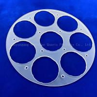 China Professional Custom High Temperature Resistance Photovoltaic Quartz Punching Sheet for sale