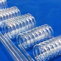 China Professional Custom High Temperature Resistant Transparent Quartz Spiral Tube for sale