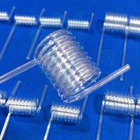 China Professional Custom High Temperature Resistant Transparent Quartz Spiral Tube for sale