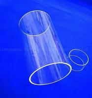 China Custom Large Diameter High Temperature Resistant Quartz Glass Tube for sale