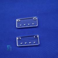 China Factory Custom High Transparent Transparent Quartz Punch Sheet for sale