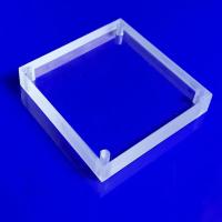 China Professional Custom Corrosion Resistant Perforated Quartz Glass Sheet for sale