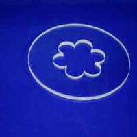 China Professional Custom Ultraviolet Quartz Perforated Glass Sheet for sale
