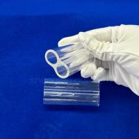 China Customized High Purity Transparent Polished Clear Glass Tube Furnace for sale