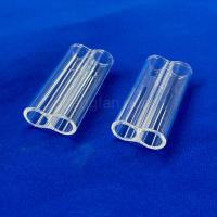 China Customized High Purity Transparent Polished Clear Glass Tube Furnace for sale