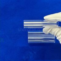 China Customized High Purity Transparent Polished Clear Glass Tube Furnace for sale